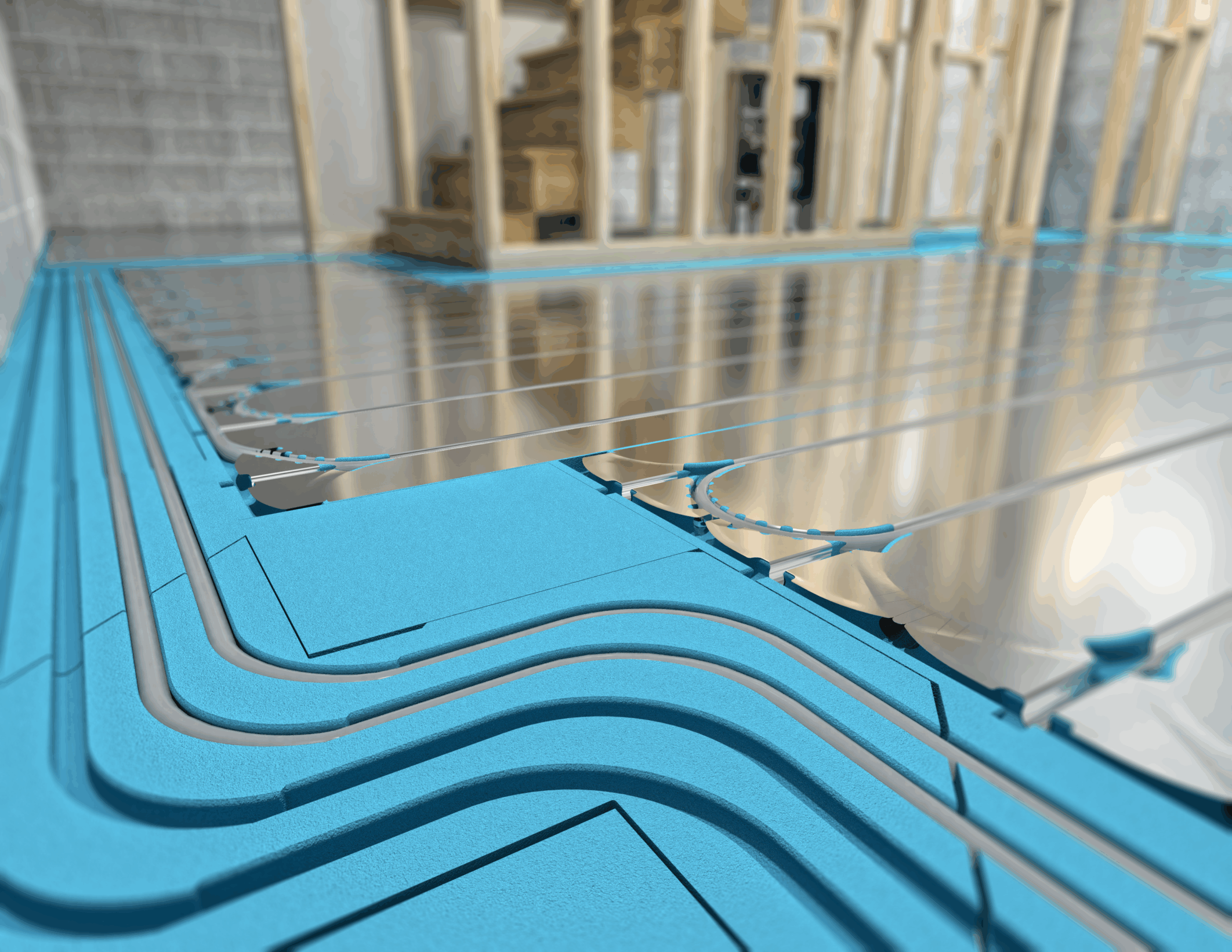 Sistema de calefacción por suelo radiante por agua Lo-16 - Warmup